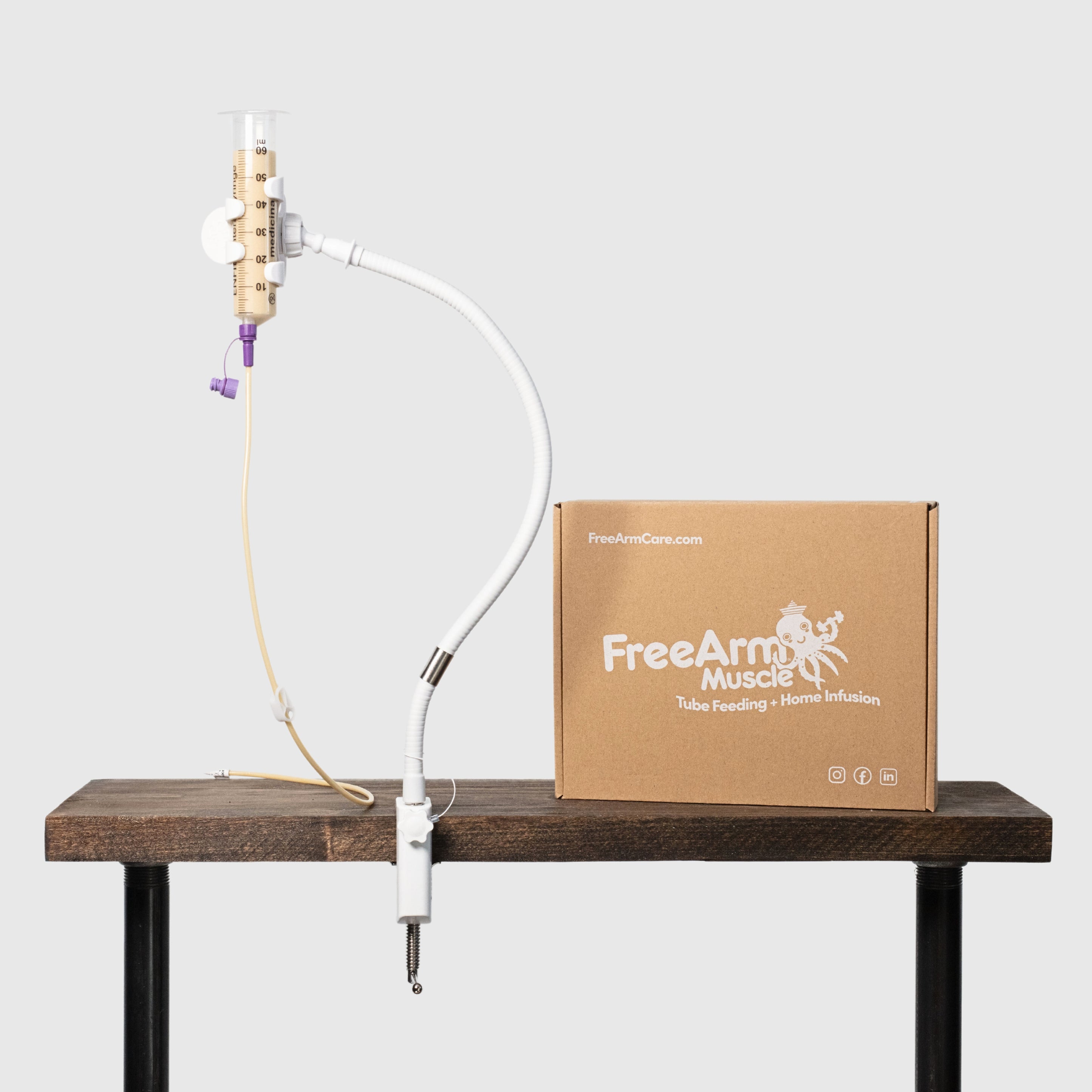 FreeArm Muscle white feed holder – InterMed Medical Shop
